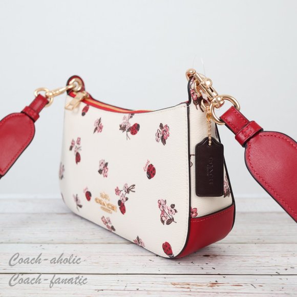 Coach | Bags | Nwt Coach Jes Baguette With Ladybug Floral Print In ...